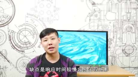 AOC这款显示器采用VA屏,能旋转90度,这设计也是没谁了