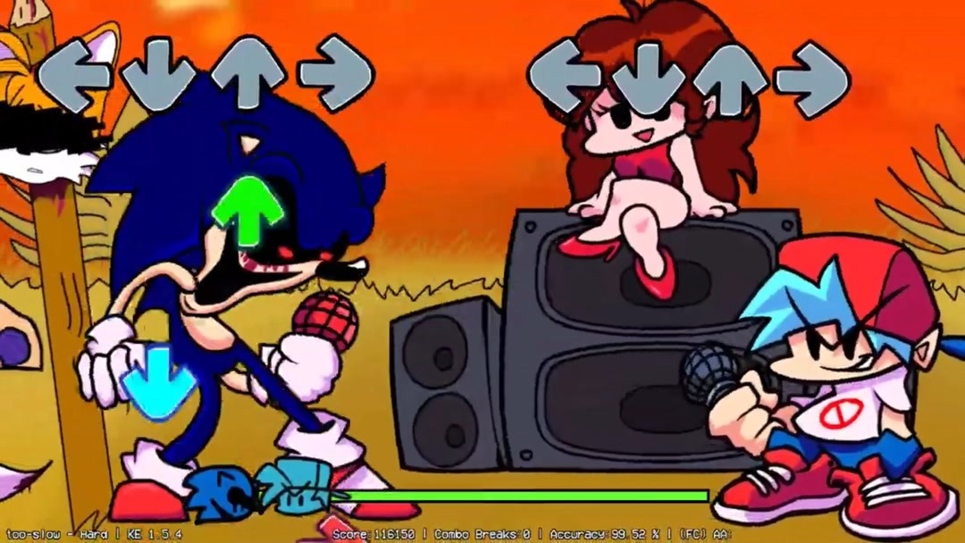 周五夜放克FNF模组18:小红挑战奇怪的索尼克