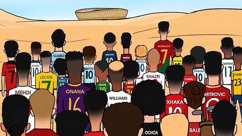 B/R制作的世界杯各队集结的动画短片,真的每一秒都是梗[捂脸] 世界杯