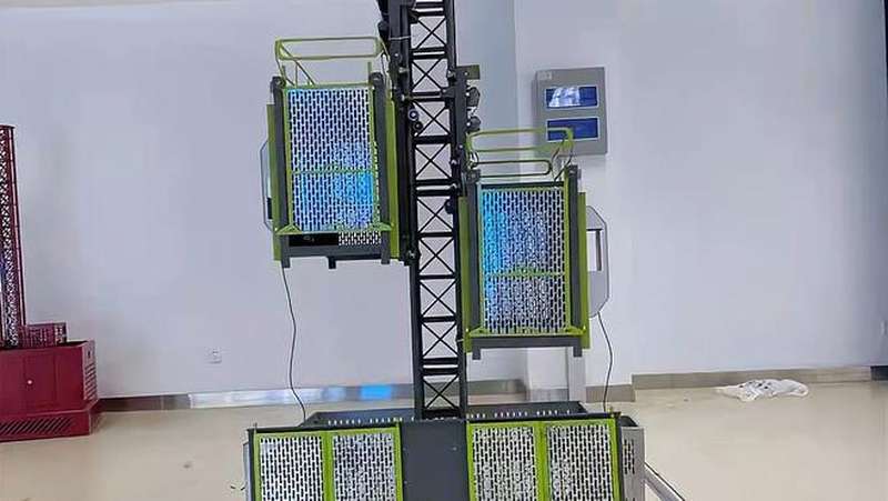 升降机模型 拓兴智慧工地仿真模型 建筑工地升降机模型
