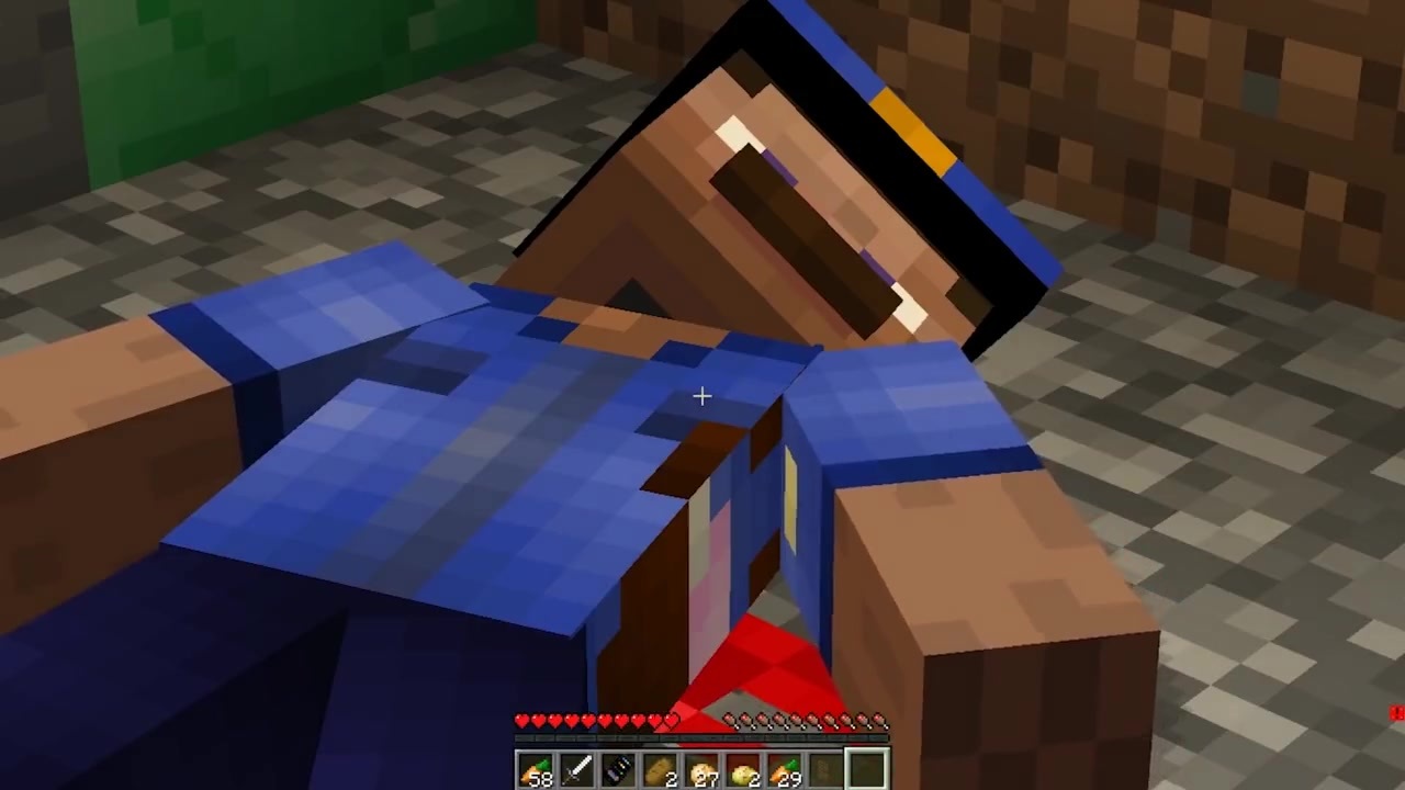 我的世界:警察都拿枪指着这座小屋,是要干什么?