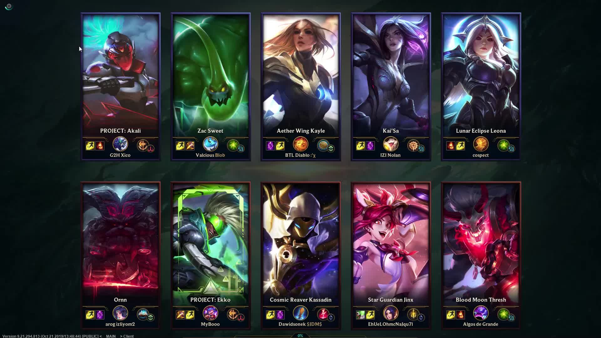 ...iG-Ning宁王欧服排位精选:这是什么LOL英雄展览吗(1031-1101)