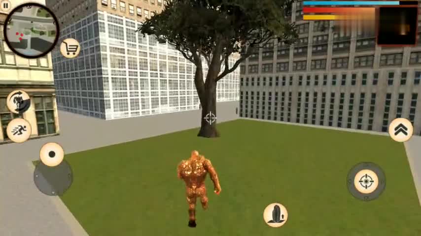 石巨人:石巨人开汽车撞上直升机把直升机撞飞汽车却毫无损伤