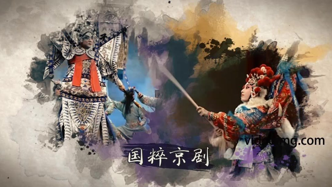 ae中国风水墨片头模板