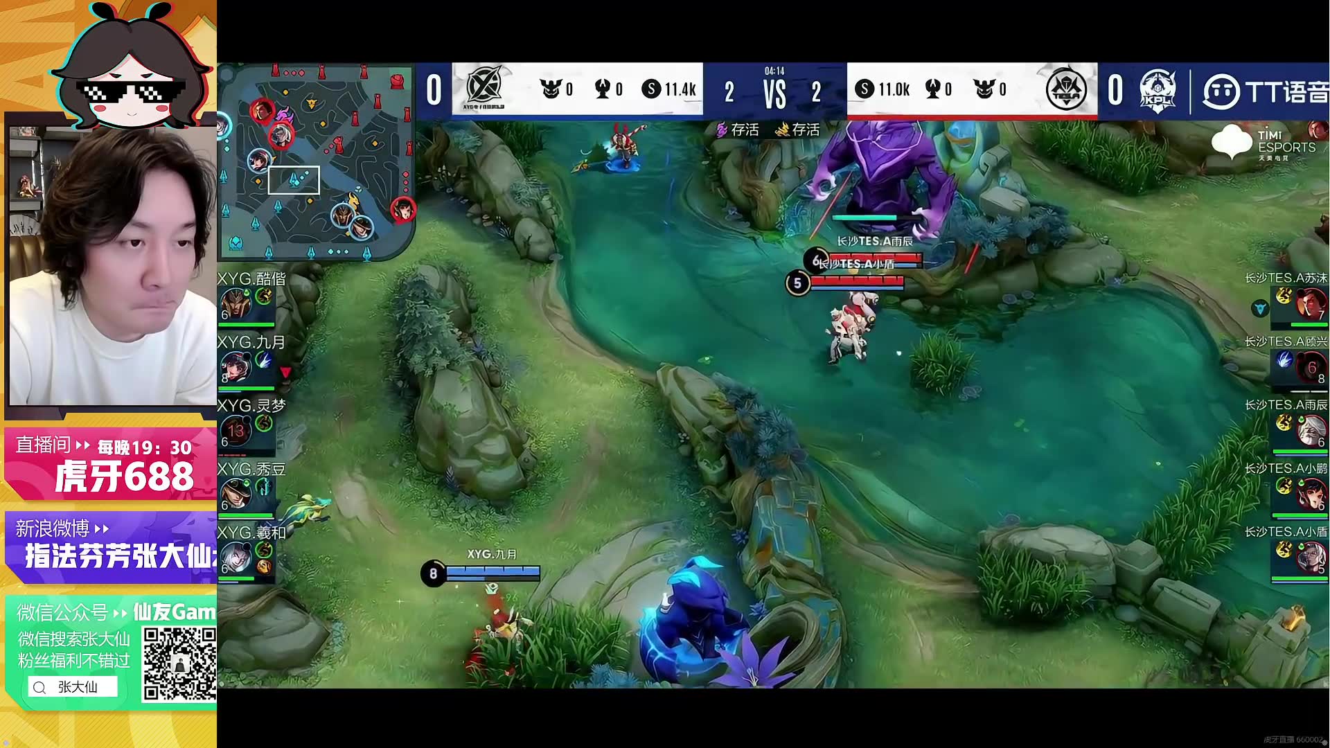 张大仙 王者荣耀 虎牙直播间2022-06-30录播(每日更新)