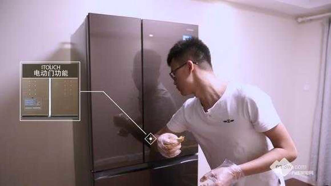 摆脱开门囧境!东芝"多门王"BCD-601WGJT冰箱电动门体验