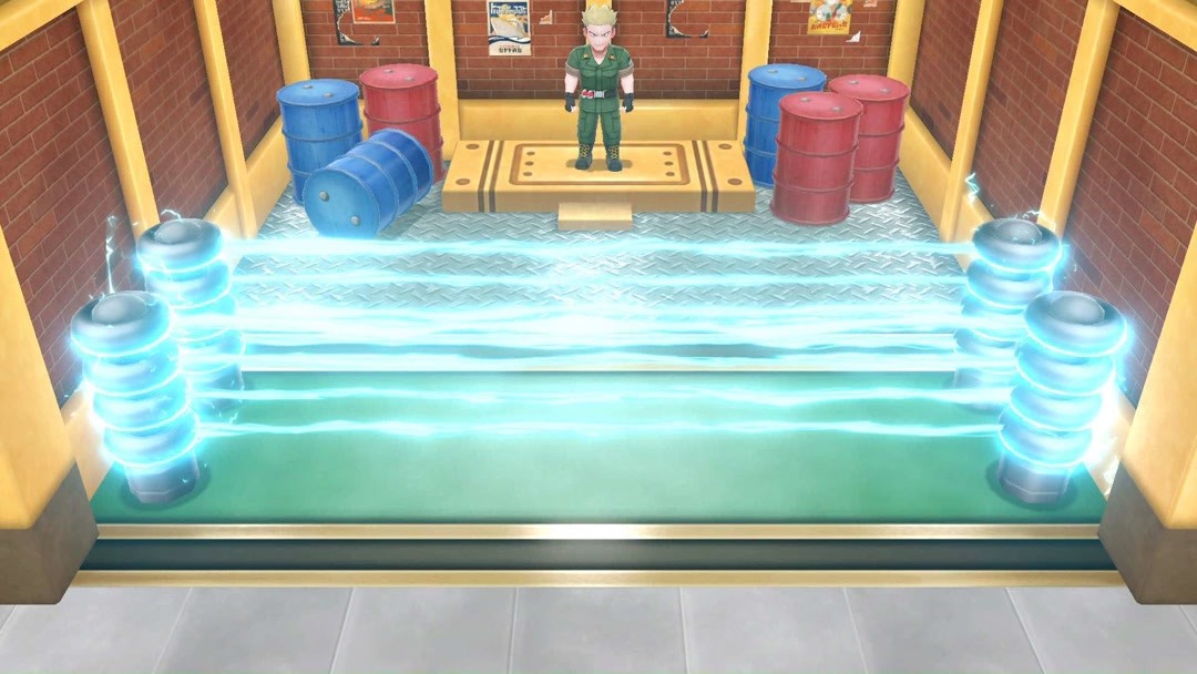 【南天】精灵宝可梦Lets goEP10击败电系道馆雷丘