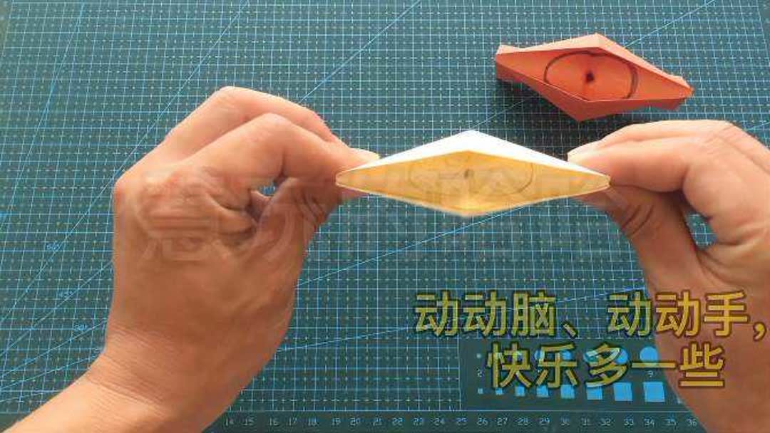 眨动的慧眼,简单动态折纸