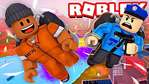 小格解说 Roblox 越狱模拟器:解锁炫酷火箭背包!被警察抓到啦?