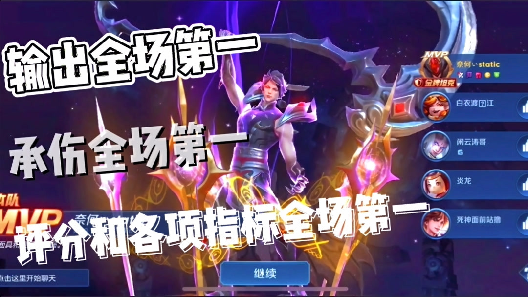 评分和各项指标均全场第一的白起 这不是我要的结局