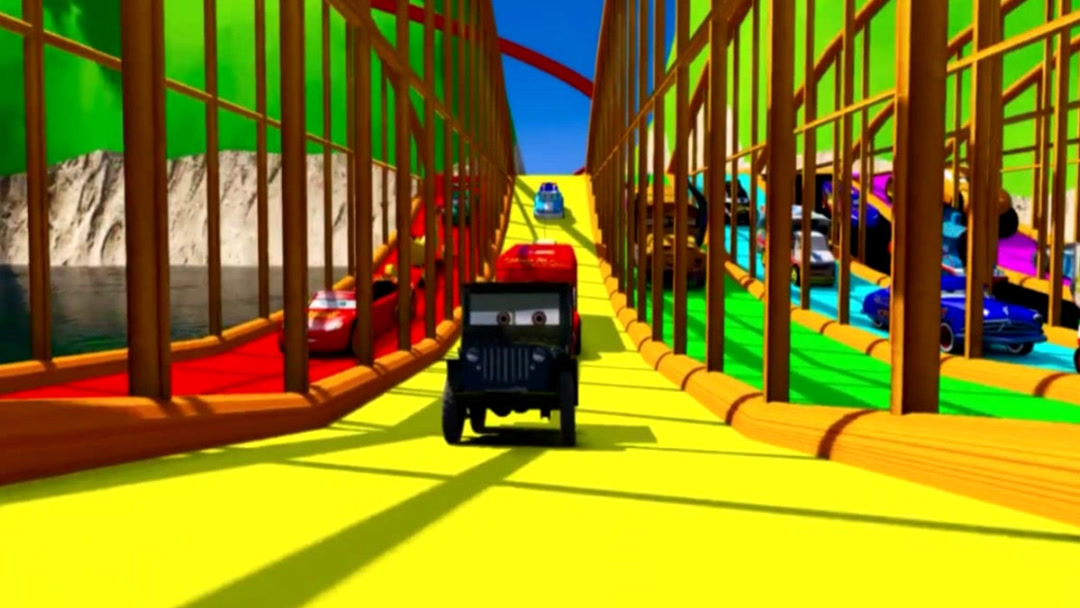 益智动画 儿童色彩启蒙 亲子早教 汽车总动员 学习颜色4