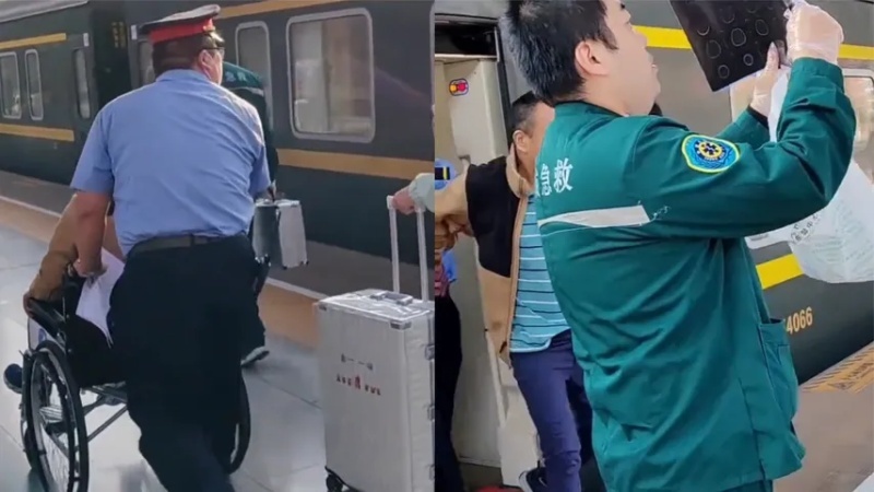 聊城火车站出现多名急救医生,网友了解后纷纷感叹中国医生的力量