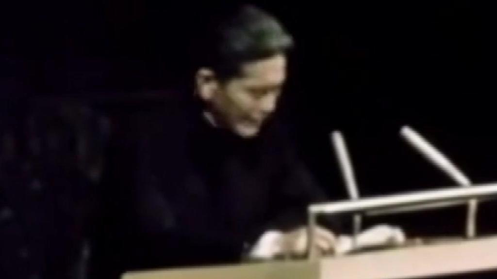 乔冠华副外长在联合国的霸气英文演讲