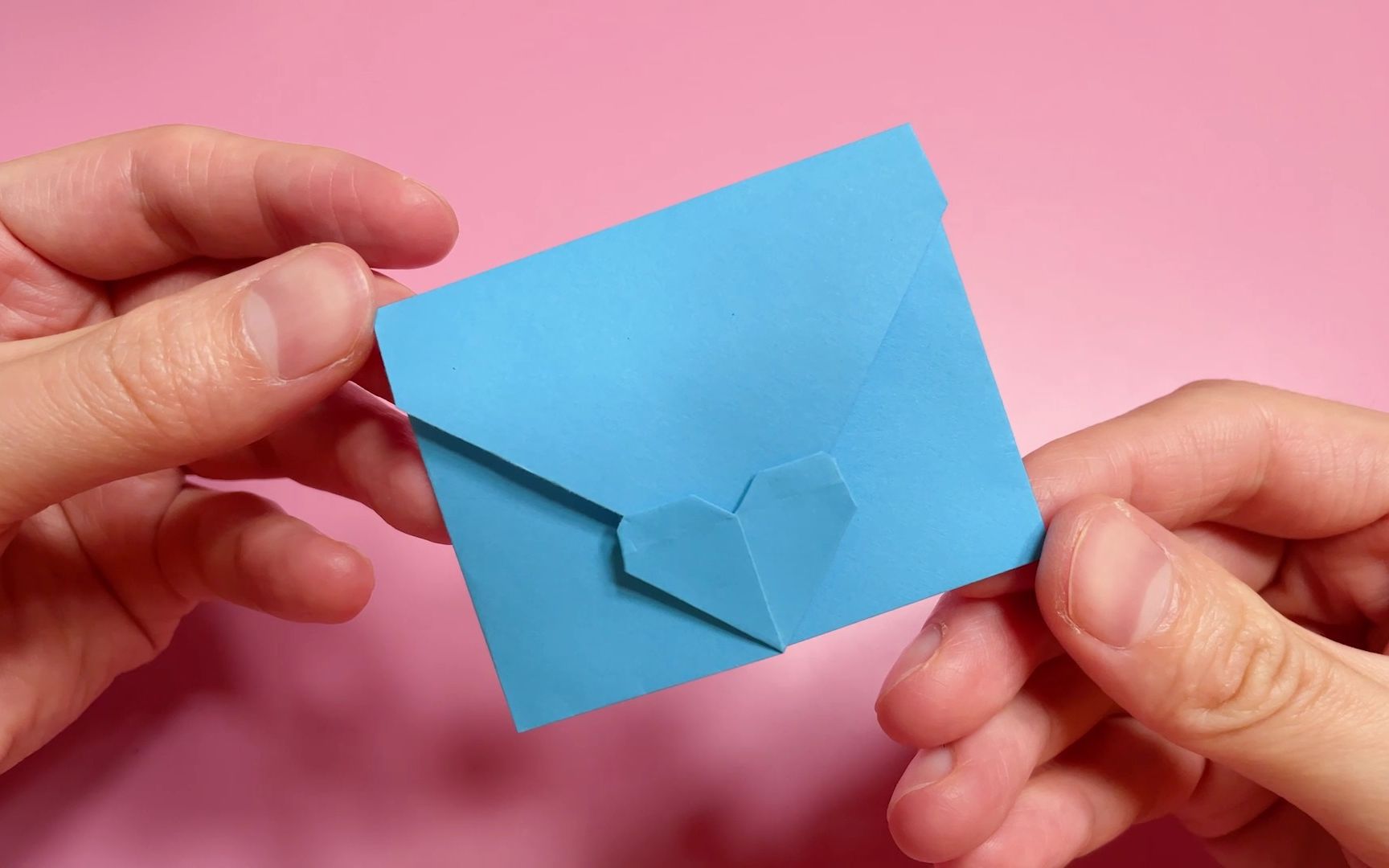 创意折纸--- 2款信封的折纸方法,快把你的心里话放在里边!