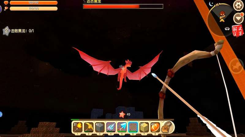 迷你世界做地狱门,一不小心把黑龙打死了