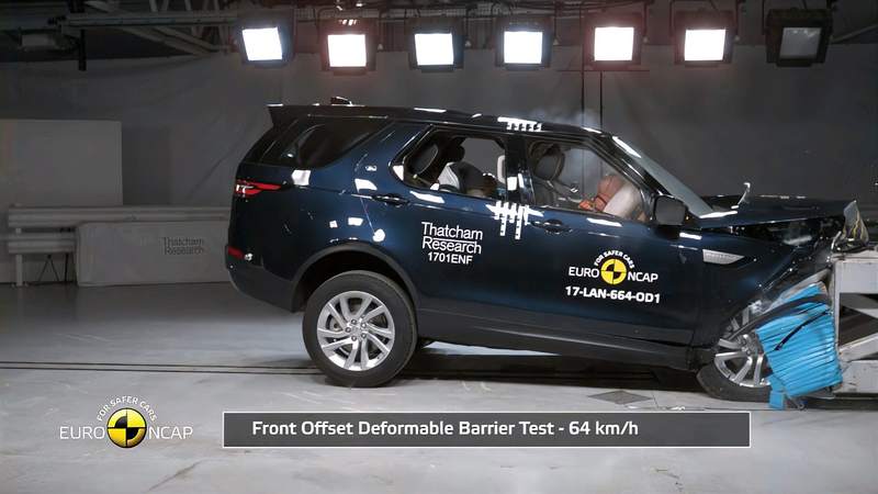 路虎发现欧盟碰撞测试,不亏是越野车「赞」