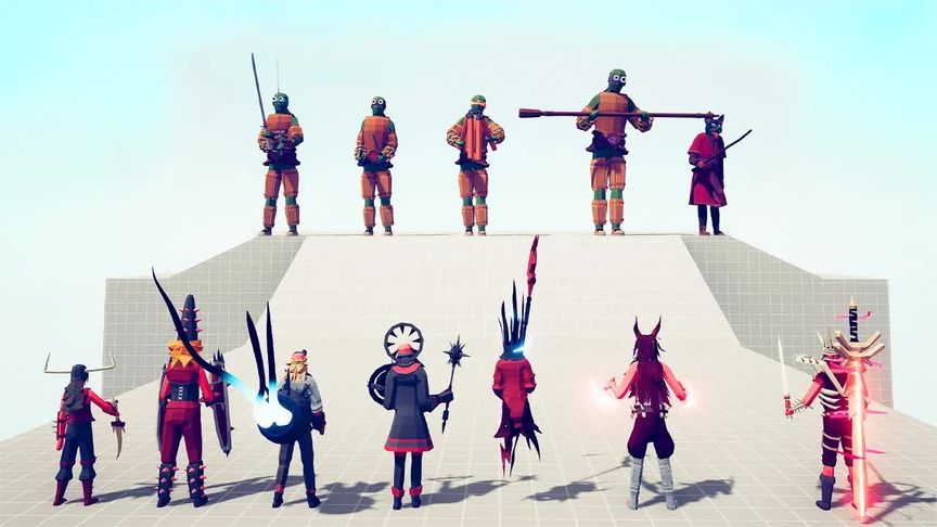 全面战争模拟器:搞笑模组,忍者神龟+鼠大师对抗各派系!