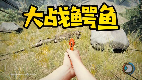 森林21:获得信号枪,大战野人和鳄鱼,真的太好用了!