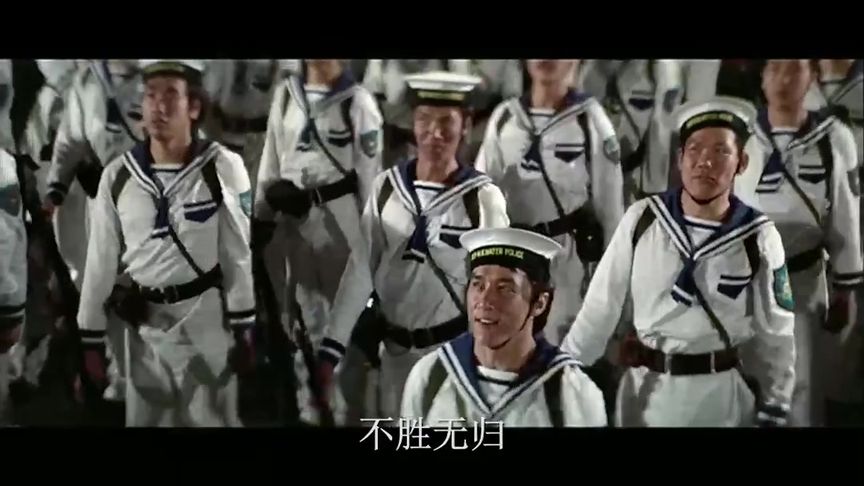 A计划粤语:可笑的英国军礼,成龙在这里面走起路来跟鸭子一样