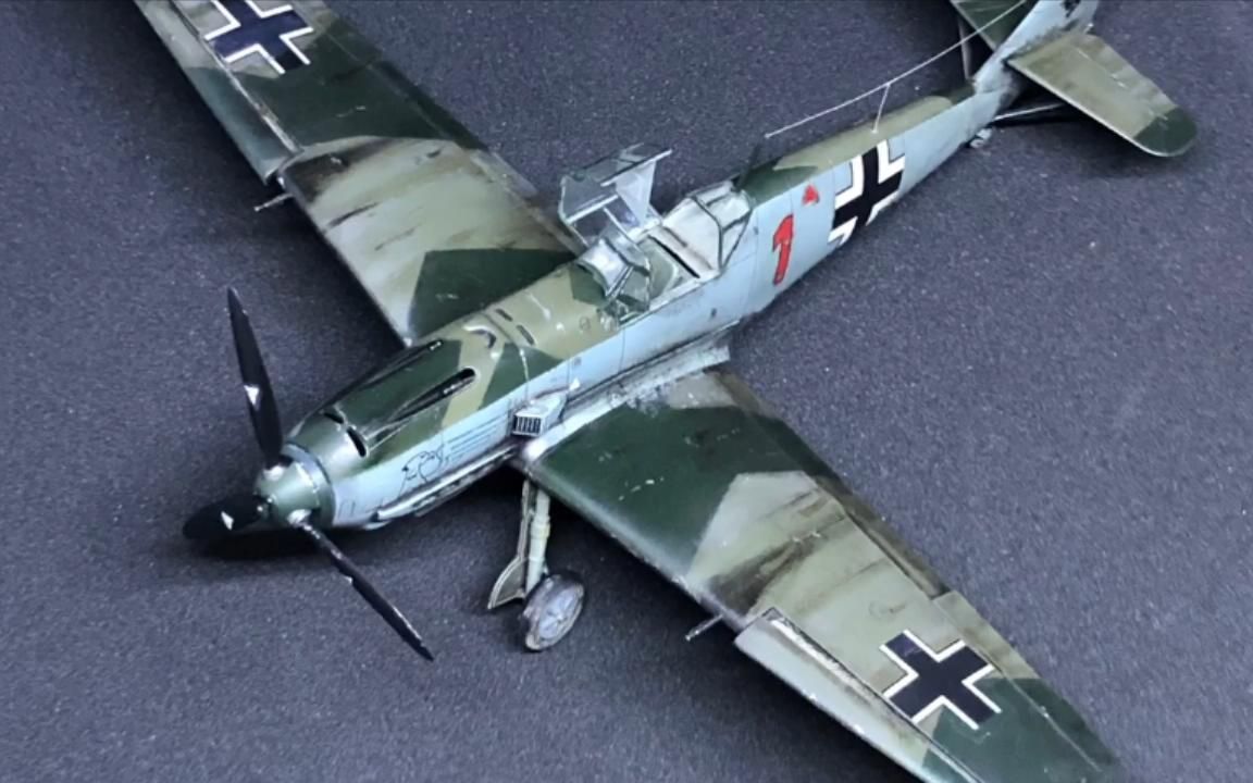 Hasegawa BF-109E-4飞机模型制作