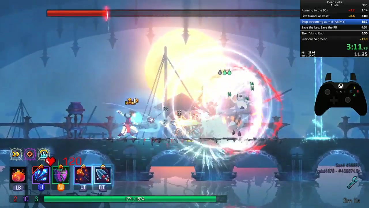 Roguelike很难?不存在的,死亡细胞世界速通纪录丨精彩视频