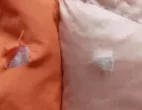 羽绒服棉服划破大洞,不规则破洞,不用一针一线修补,简单美观