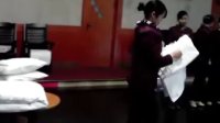 梓山宾馆客房部服务员中式做床演练2009.11.3