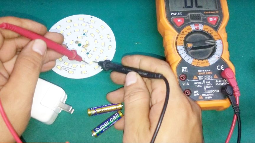 LED灯不亮简单修复以及多种测量方法