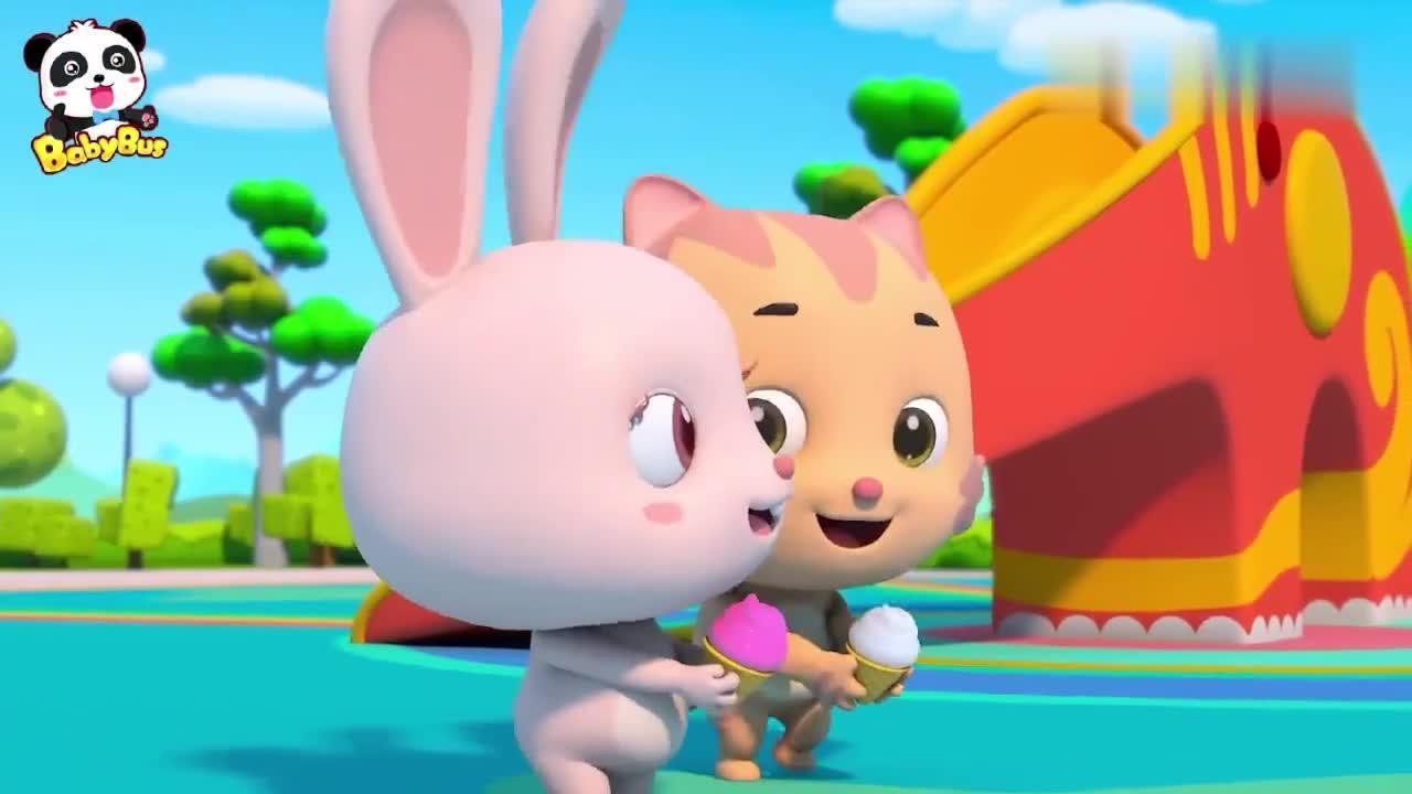 怪兽救护车救援生病的大灰狼儿童歌谣卡通