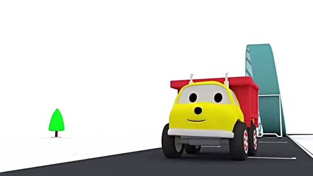 和翻斗车伊森学习 第9集 玩滑梯收集数字