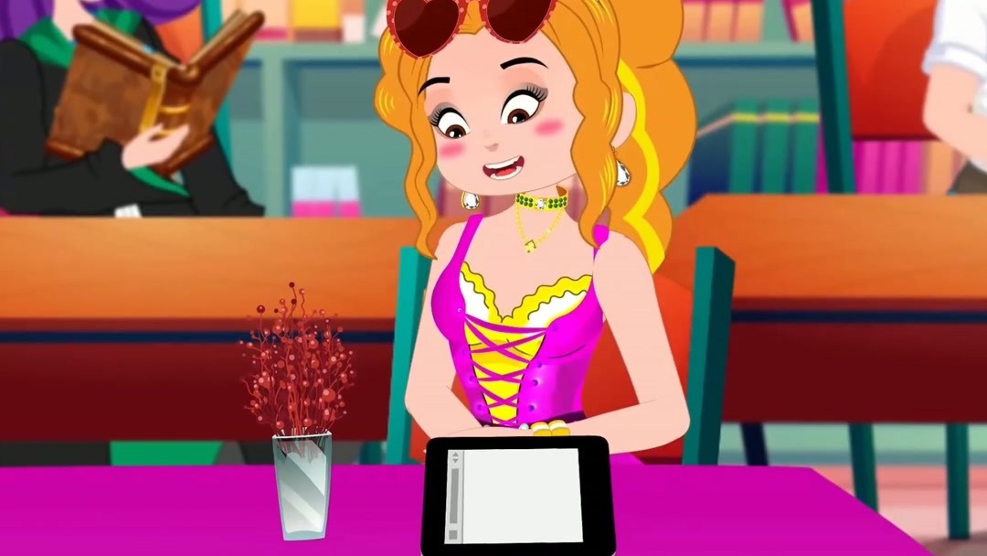 魔法小公主动画故事 第32集 超级公主来学校上学了