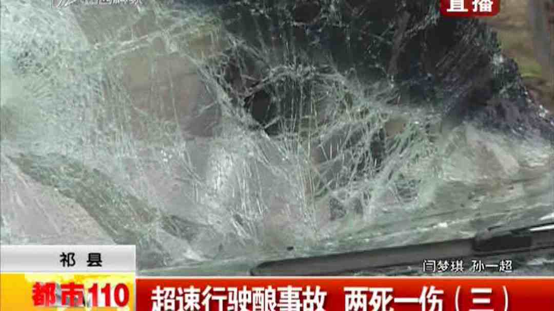 超速行驶酿事故 两死一伤(三)