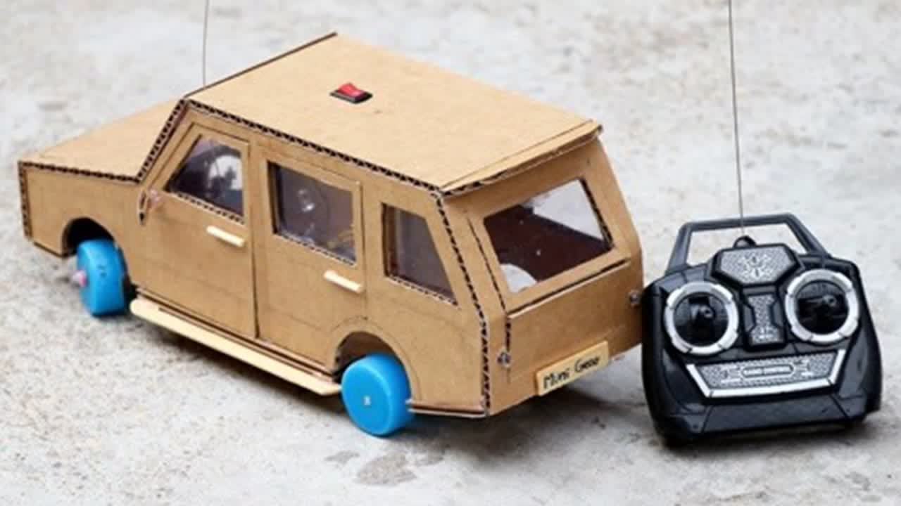 趣味实验:制作一辆遥控小车其实超级简单,不信你来试一试