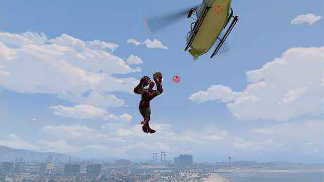 钢铁侠模拟器:在高速公路上查酒驾 结果被撞了好几次 太搞笑了