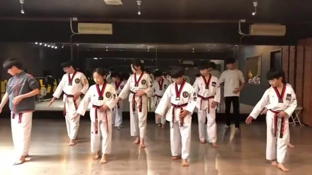 简单易学的跆拳道舞蹈教程