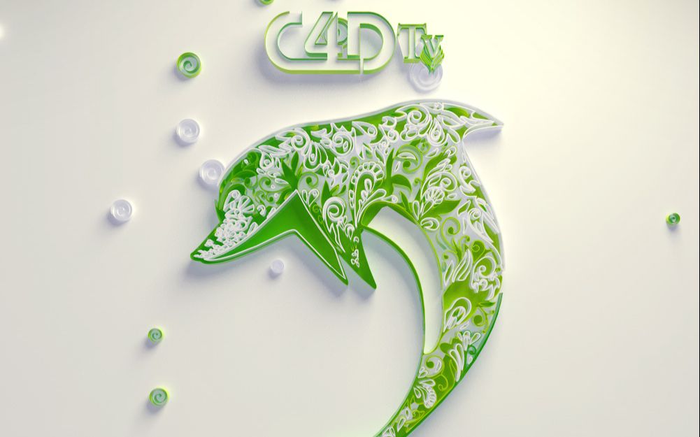 怎样用C4D快速制作好看的图案效果