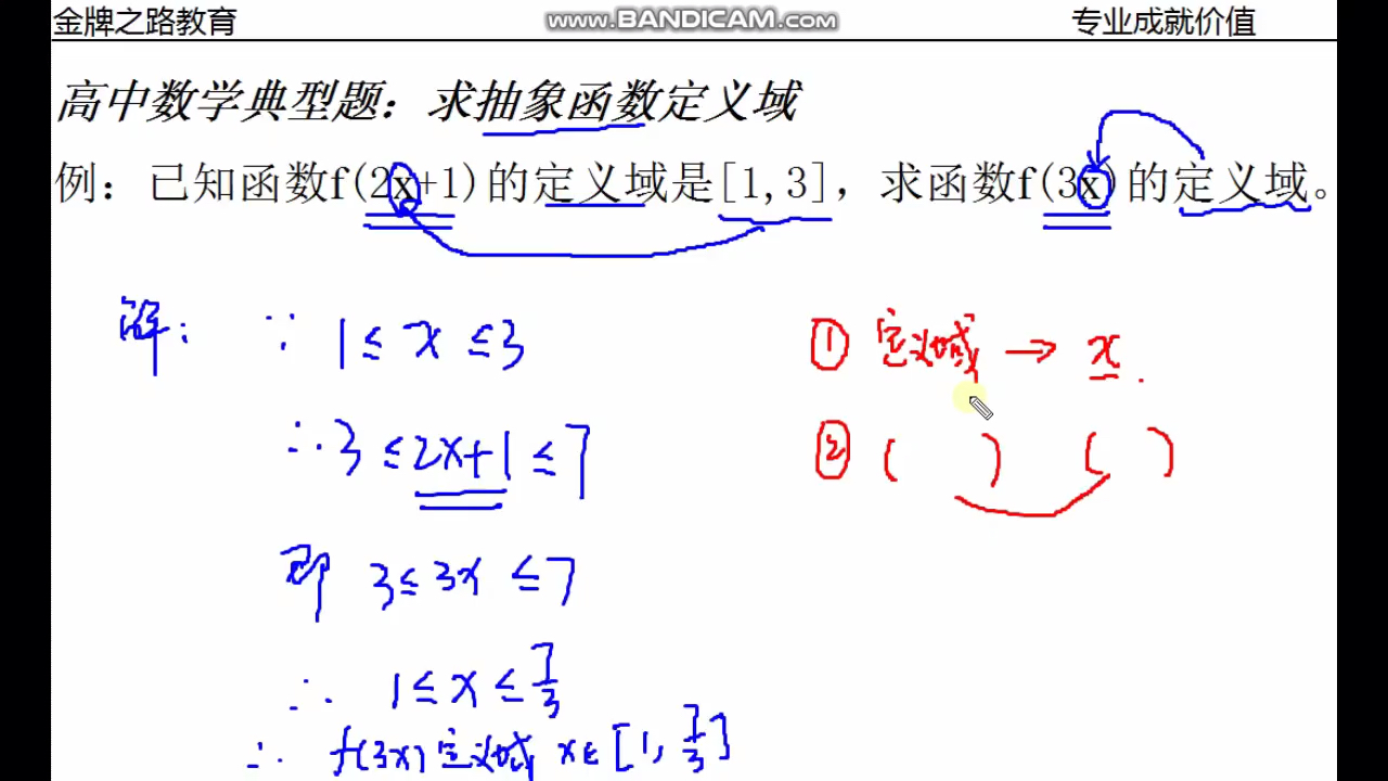 高一数学函数典型题-求抽象函数定义域