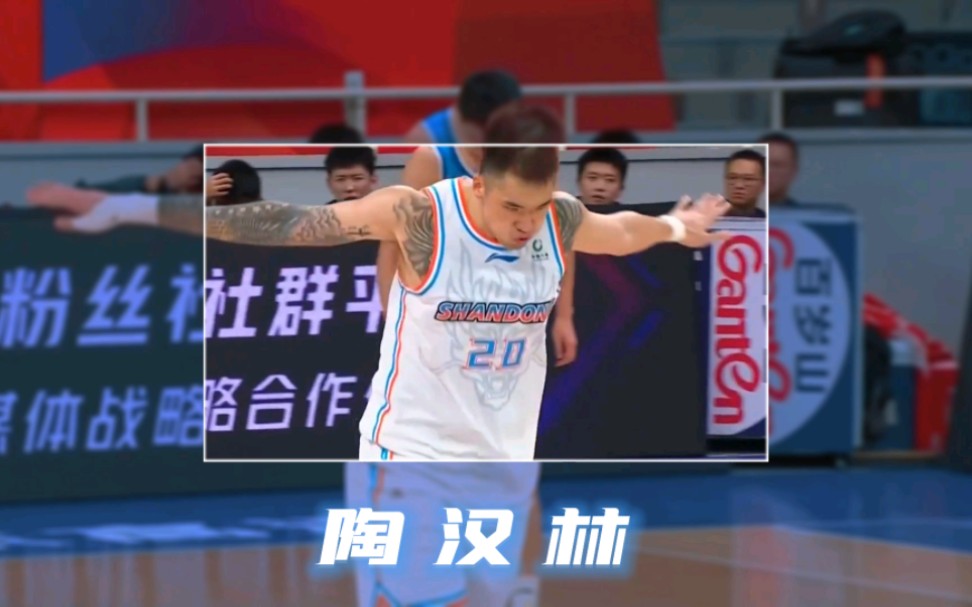 国内一档中锋!山东鲨鱼!陶汉林CBA22-23第一阶段高光表现集锦