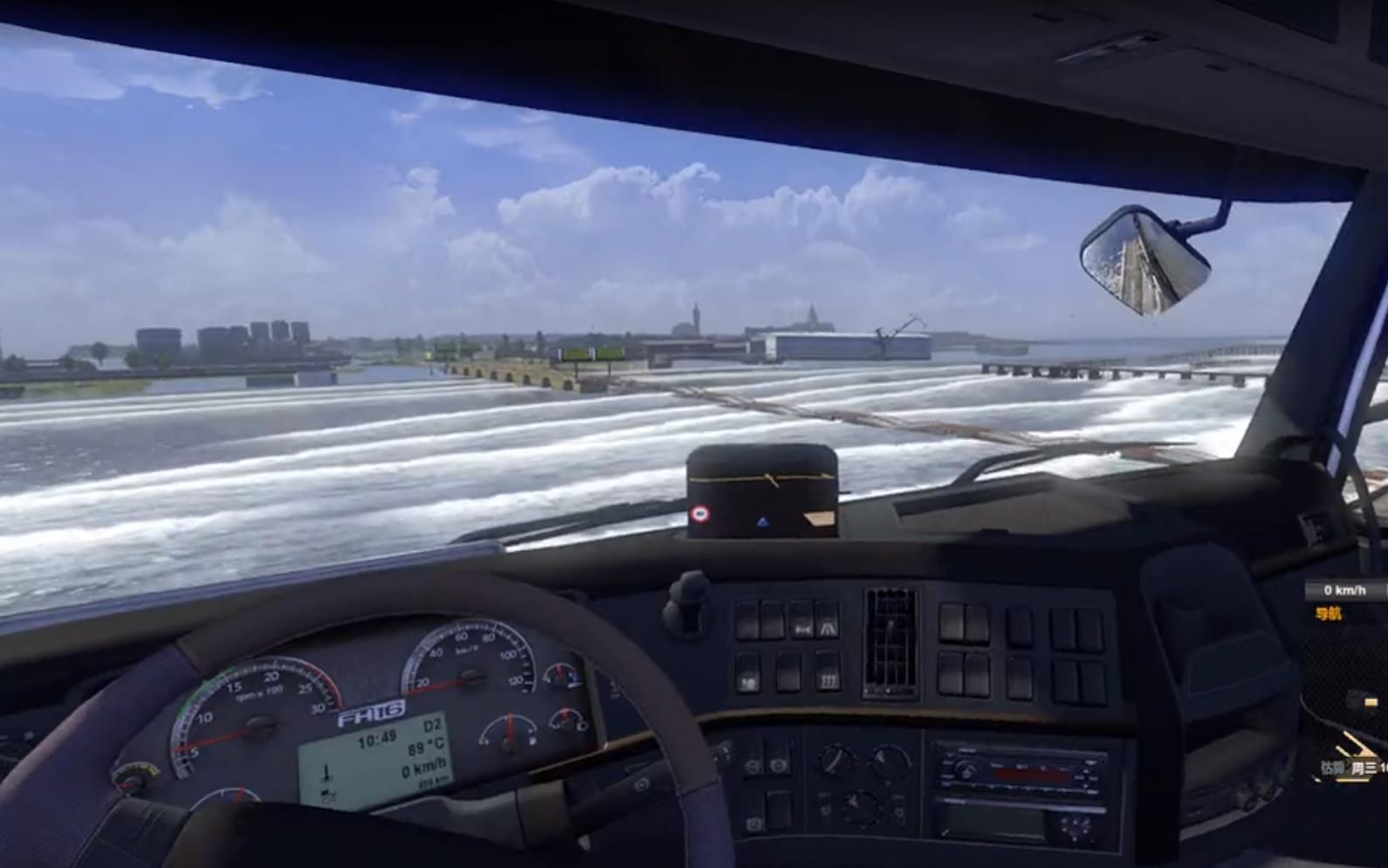 ...蛮好蛮好】欧洲卡车模拟2 挑战极限 神话结束《2015跨年地图》(1)