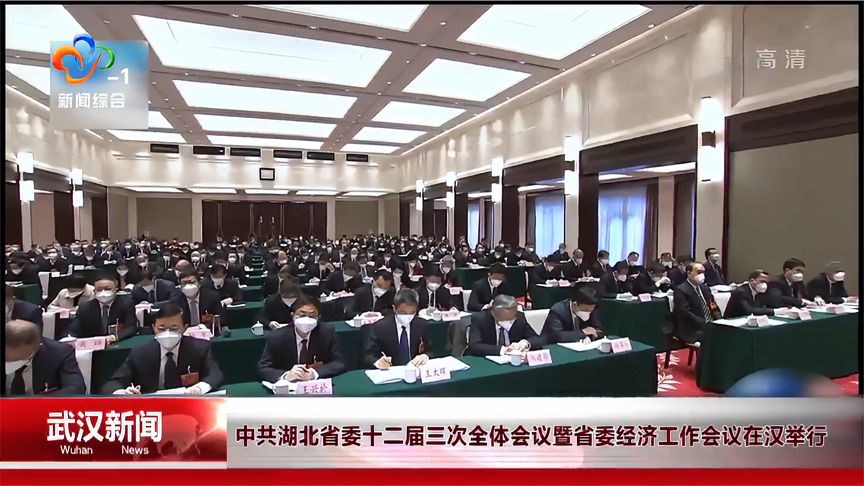 中共湖北省委十二届三次全体会议暨省委经济工作会议在汉举行