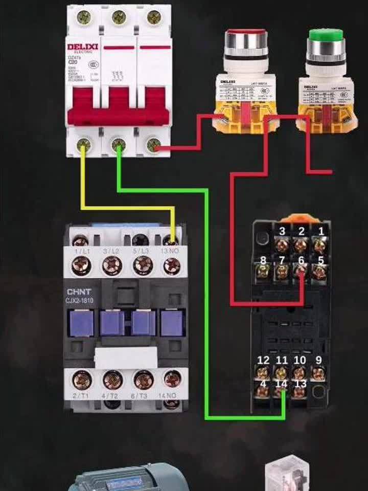 三相电机缺相保护接线方法