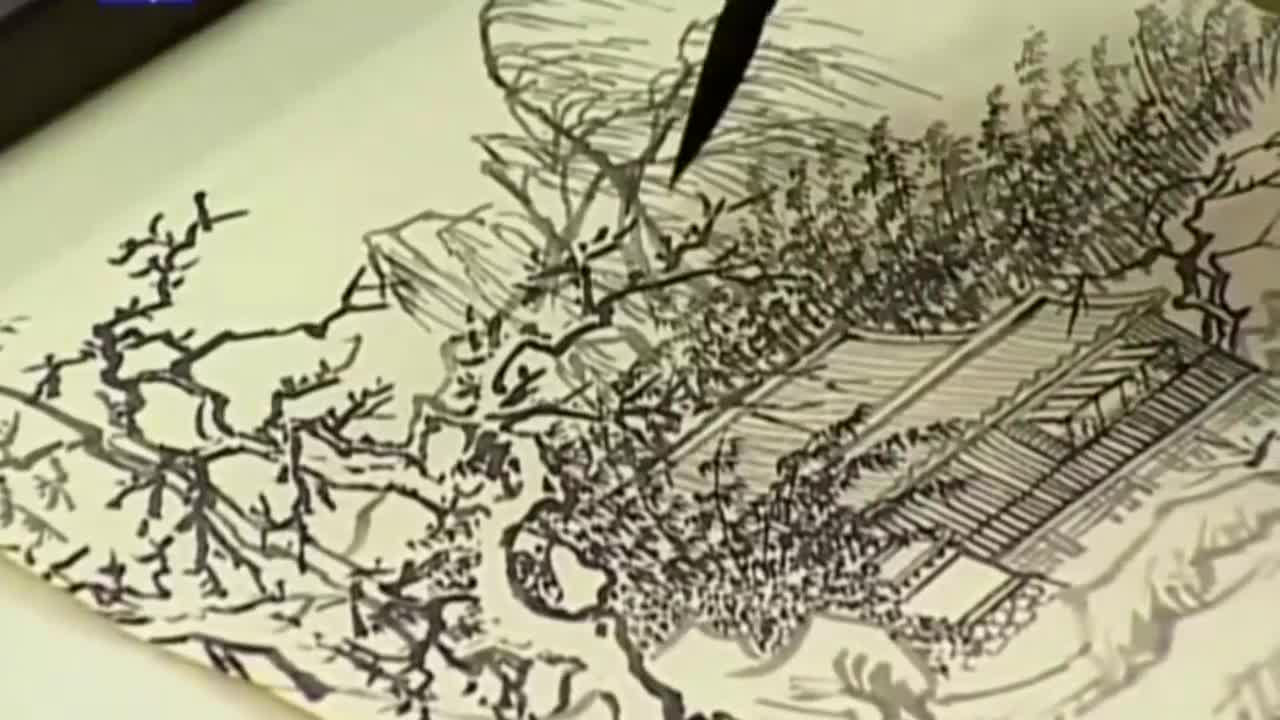 菊花水墨画的画法 水墨画鸟的画法