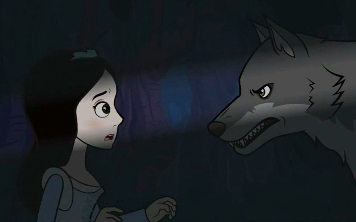 动画故事《白雪公主》黑暗森林片段 单人英语配音素材适合1人英语...