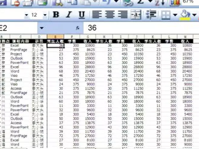 1-6 拆分冻结编辑窗格
