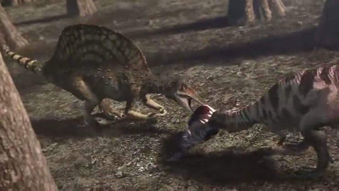 【侏罗纪世界】三场对决!鲨齿龙vs棘背龙!北非巨头争霸战!