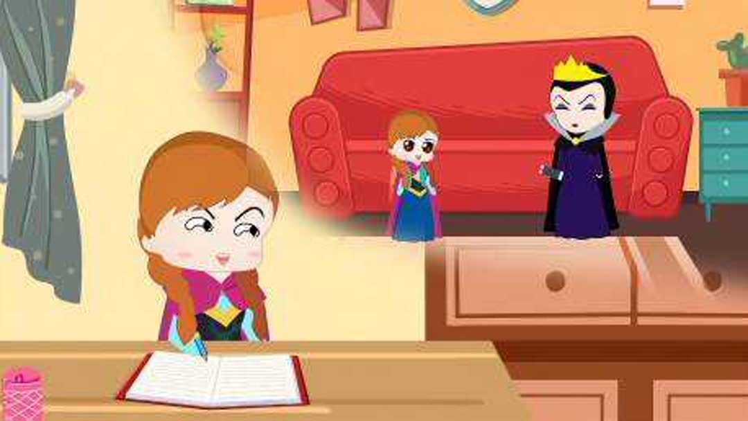 动画小剧场:安娜通过写日记撒谎得到很多东西,结果差点挨揍