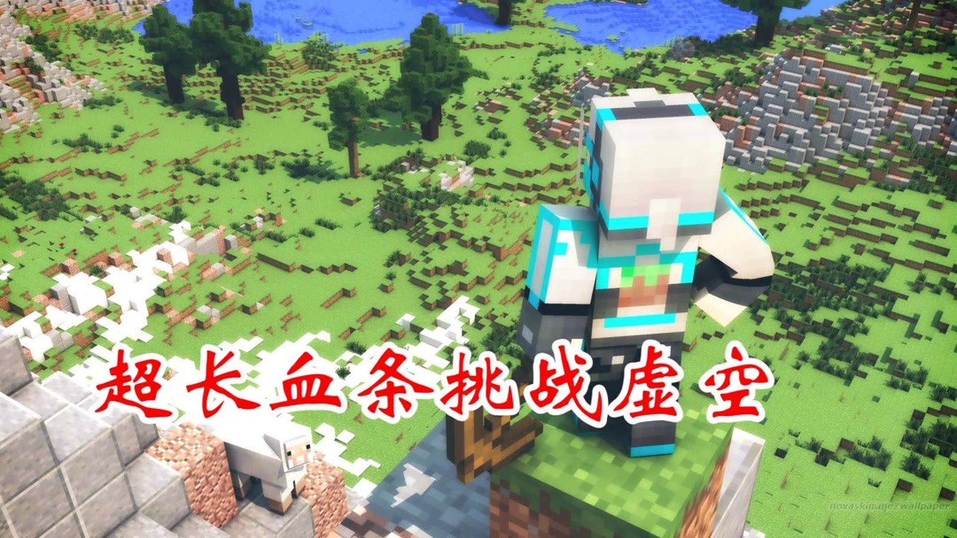 我的世界:小信再战虚空,并用上最新生命指令,血条占满游戏屏幕