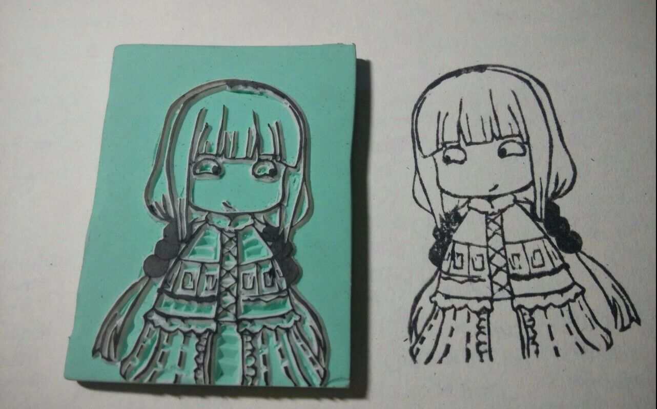 【可揭橡皮章】滑稽脸康娜