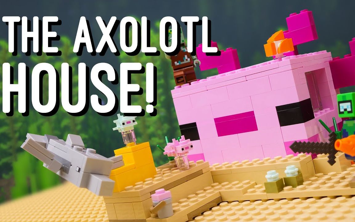 乐高21247我的世界系列美西螈房屋评测!