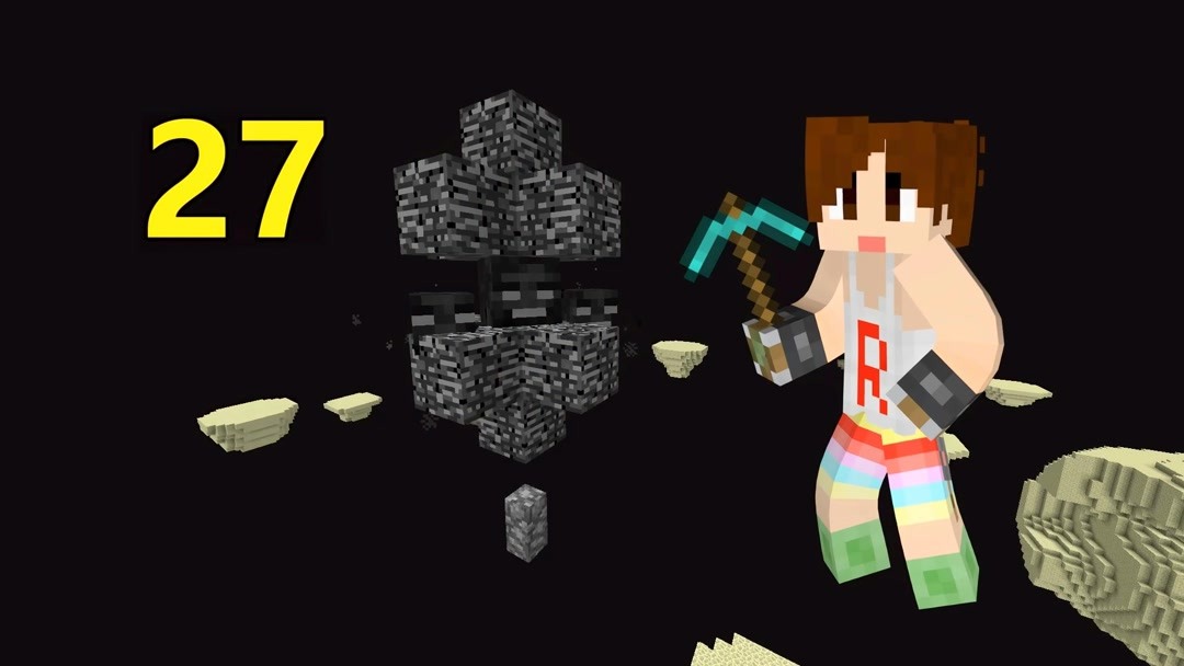 明月庄主MC单机空岛第27集:一周内被锤的第二个BOSS,凋灵:MMP